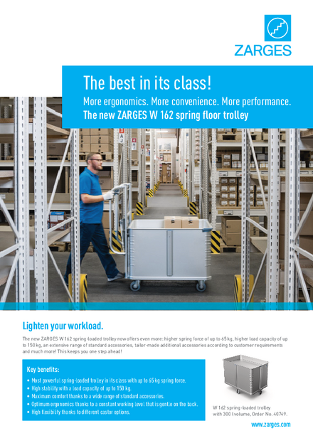 ZARGES Solutions for Logistics and Distribution Centers - ZARGES