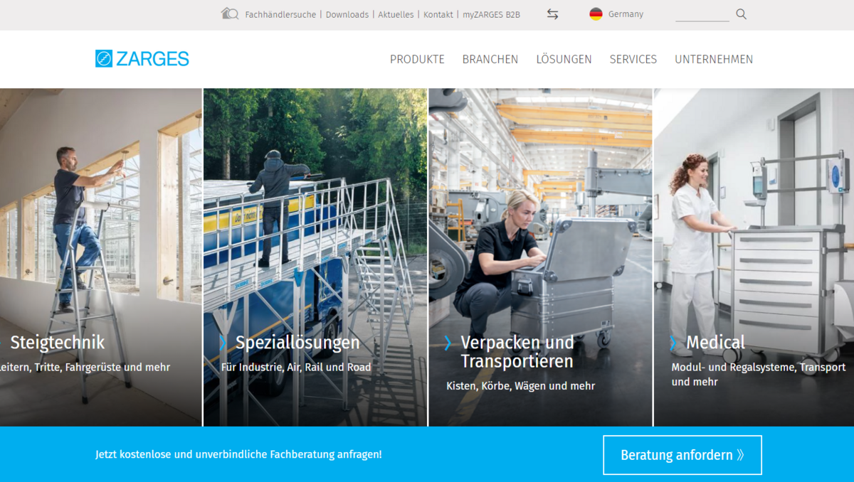 Innovationen in Aluminium - ZARGES