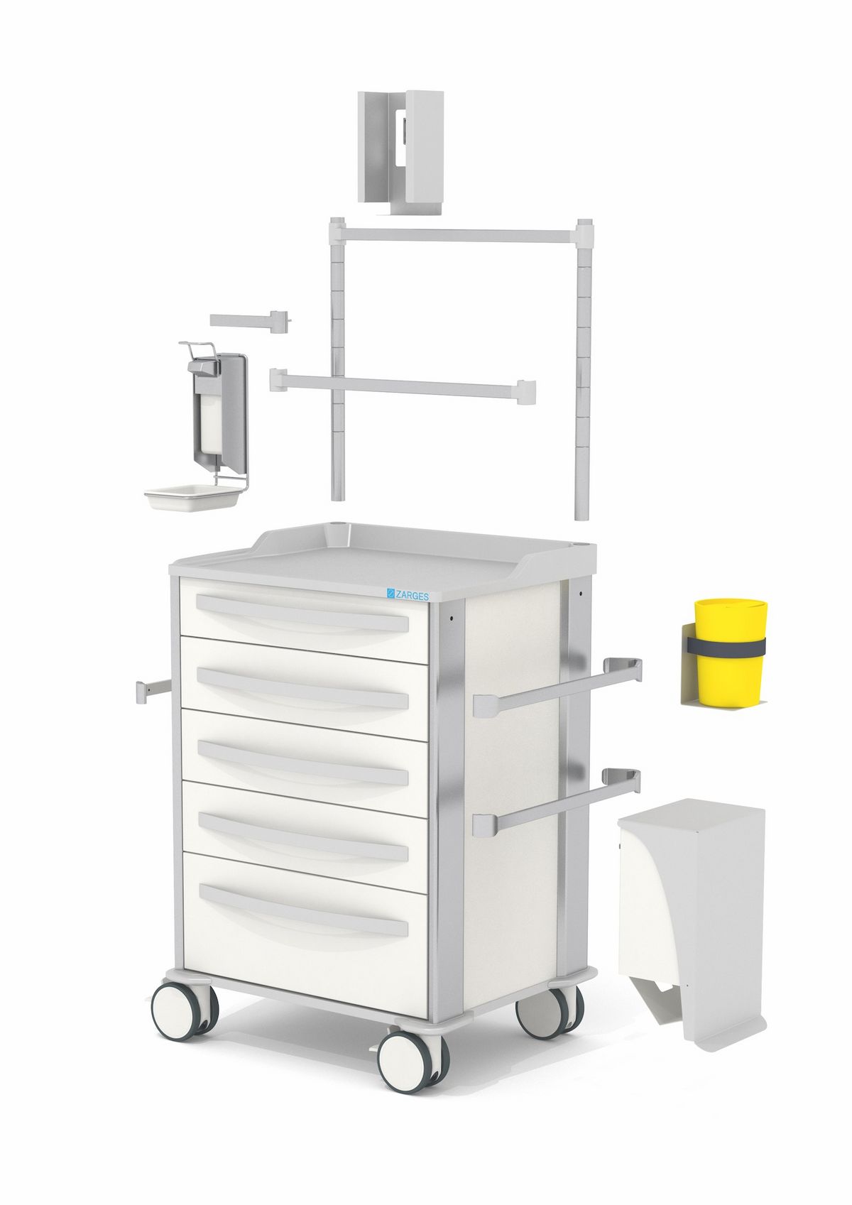 New, versatile organisation and transport trolley by ZARGES makes care ...