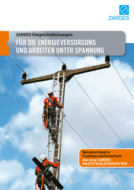 Sistema de escalera para postes - ZARGES