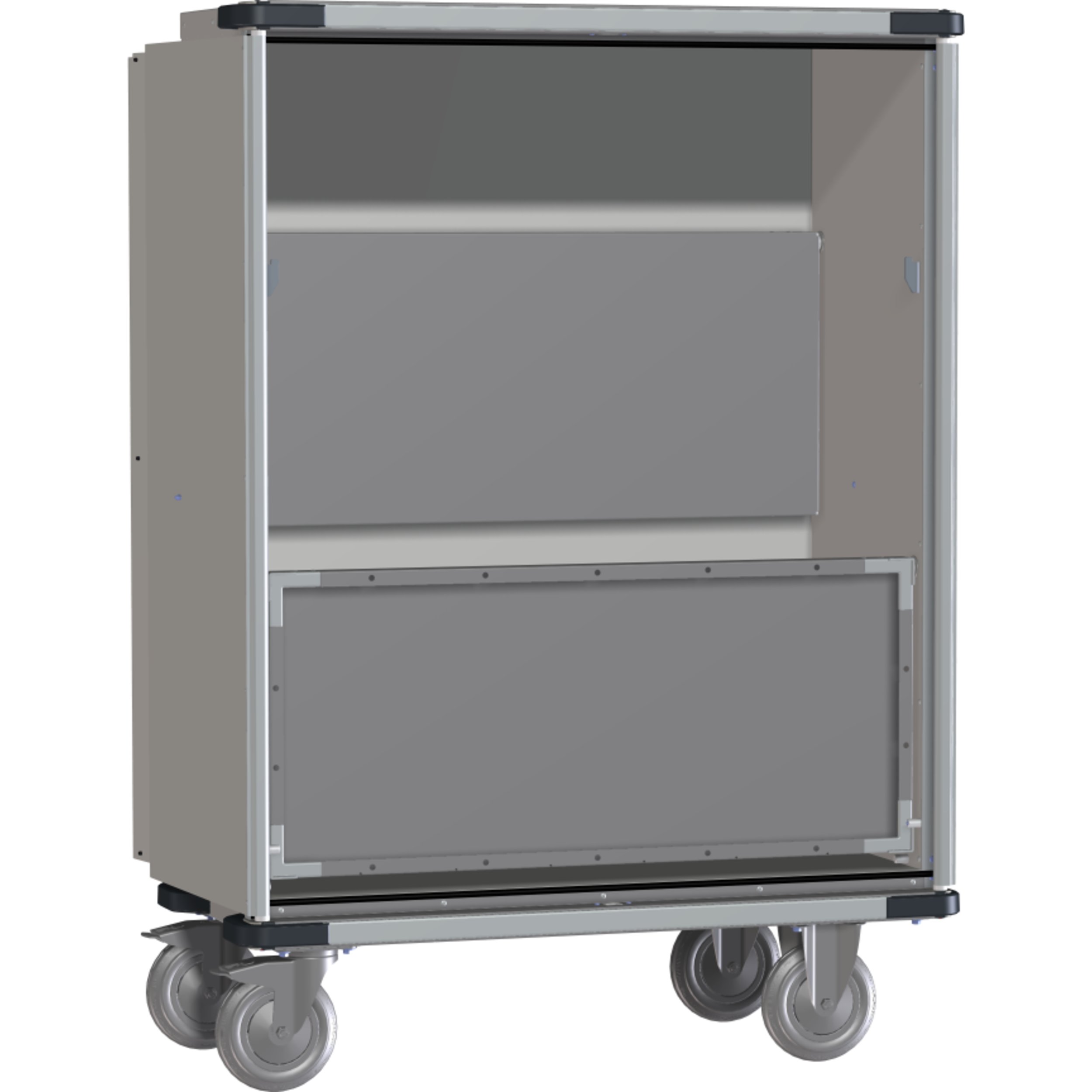 W 105 N cupboard trolley for laundry | Cupboard trolley | ZARGES ...