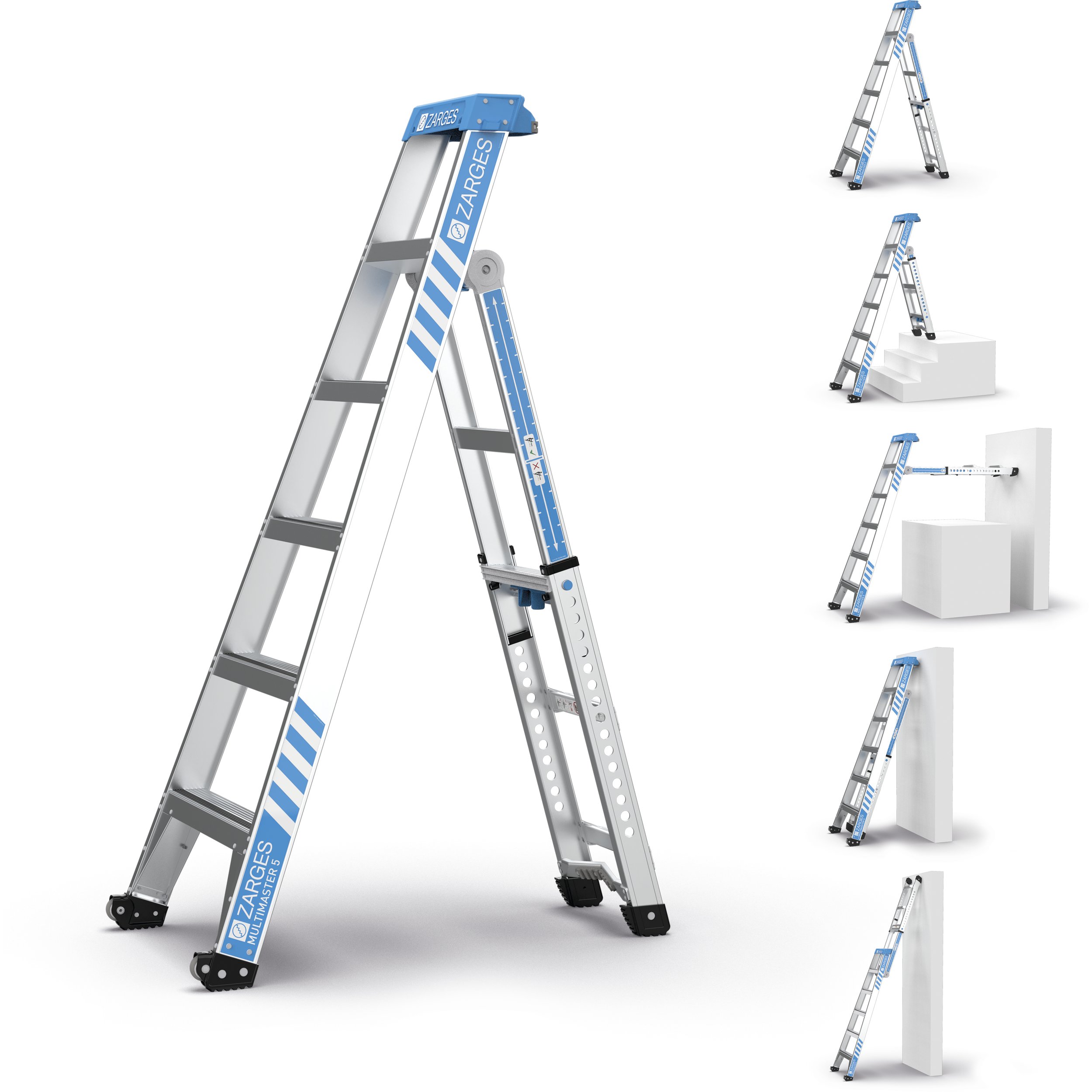 MultiMaster 5 | Échelles multifonctions | ZARGES - innovations en aluminium