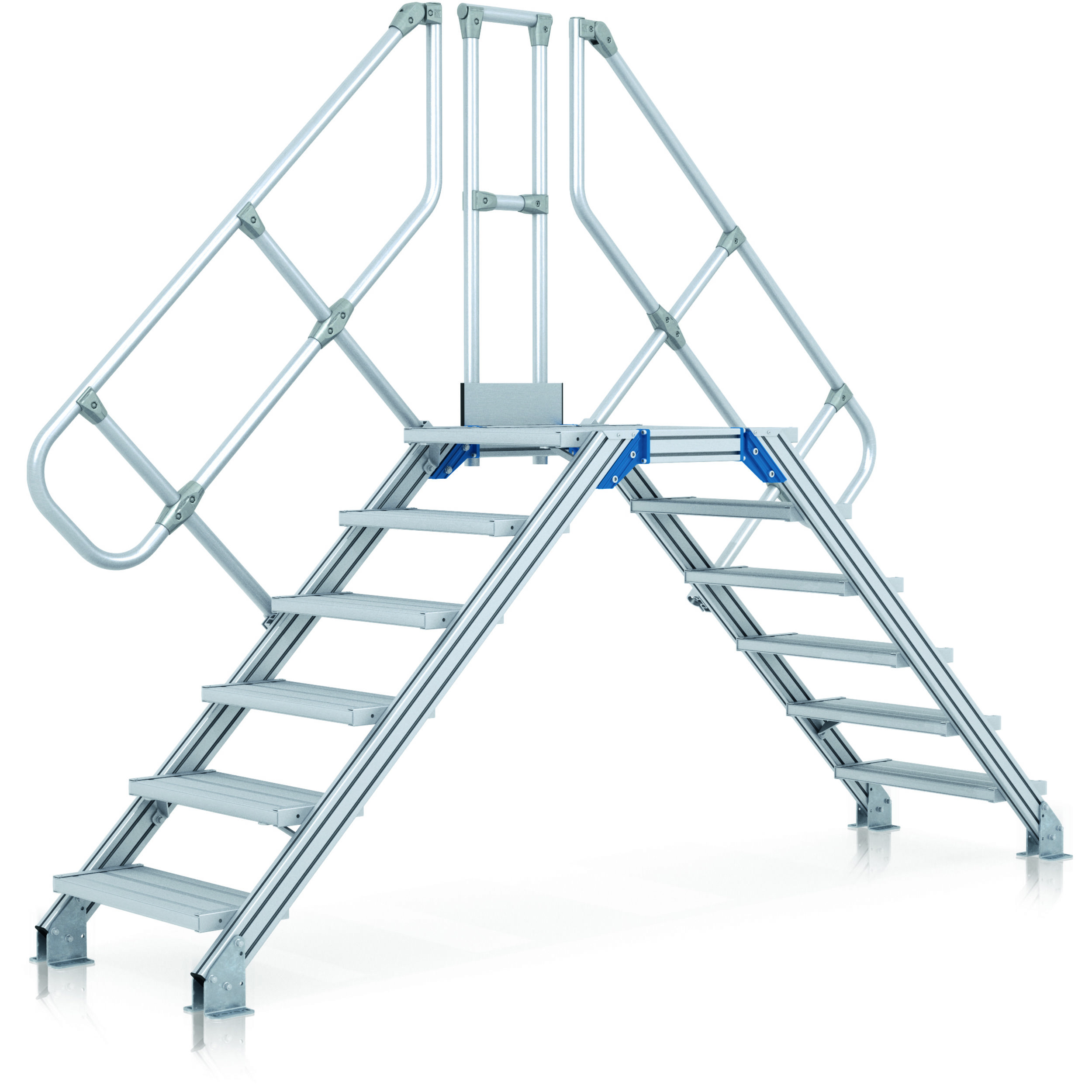 Stationary bridging steps | Industrial stairs and platforms | ZARGES ...