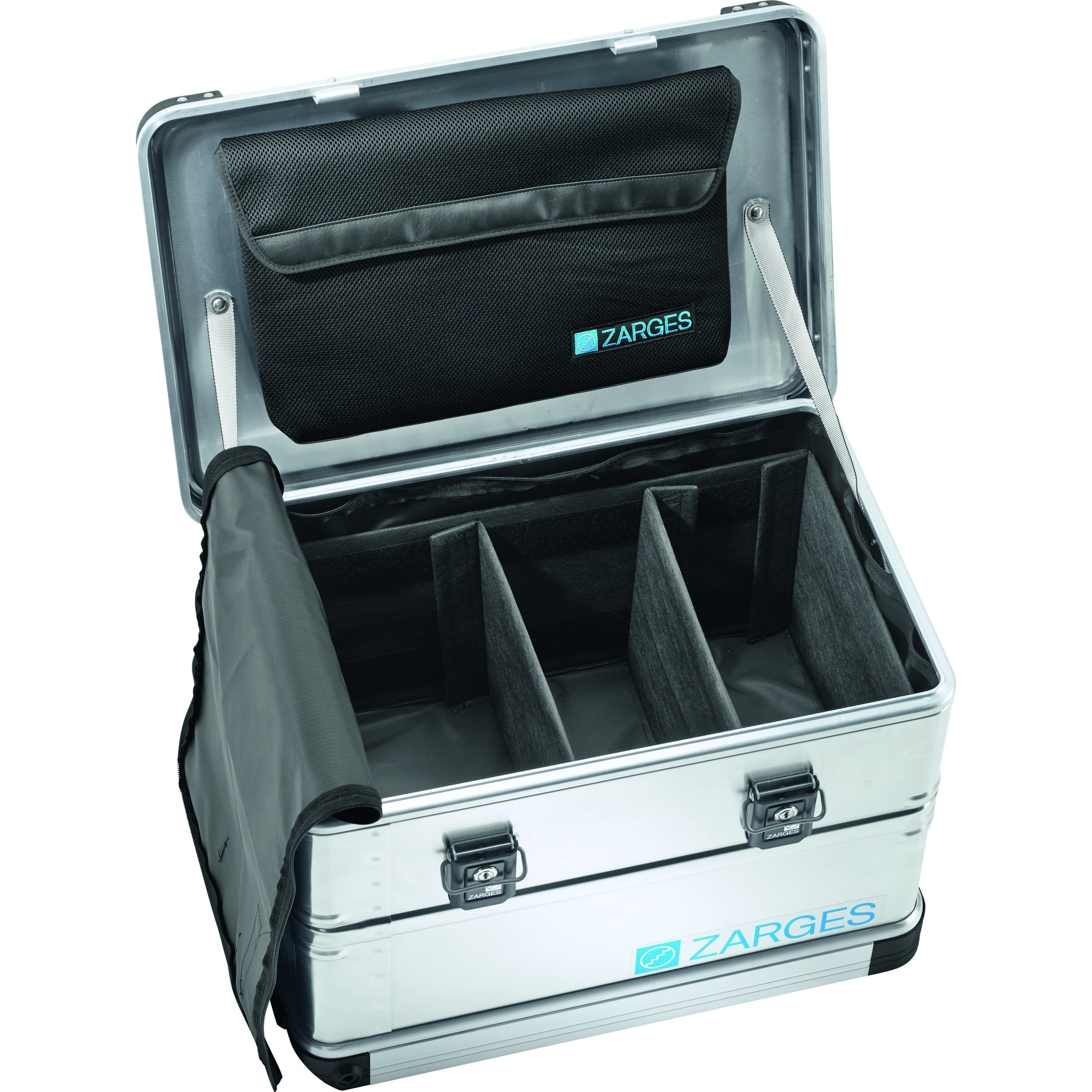 Inside pocket with crosswise divider | Interior fittings | ZARGES ...