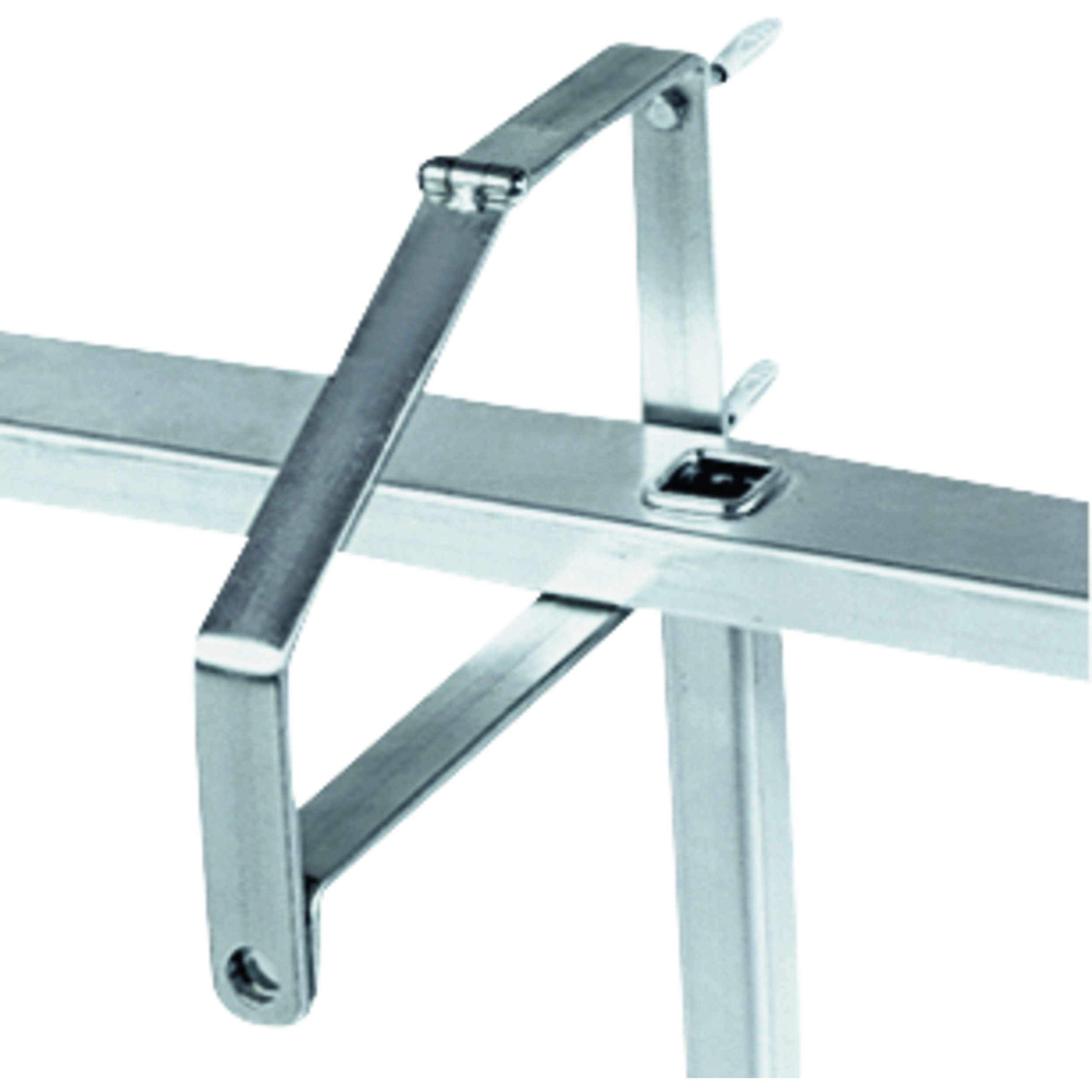 Ladder holder, lockable | Safety | ZARGES - Innovations in aluminium