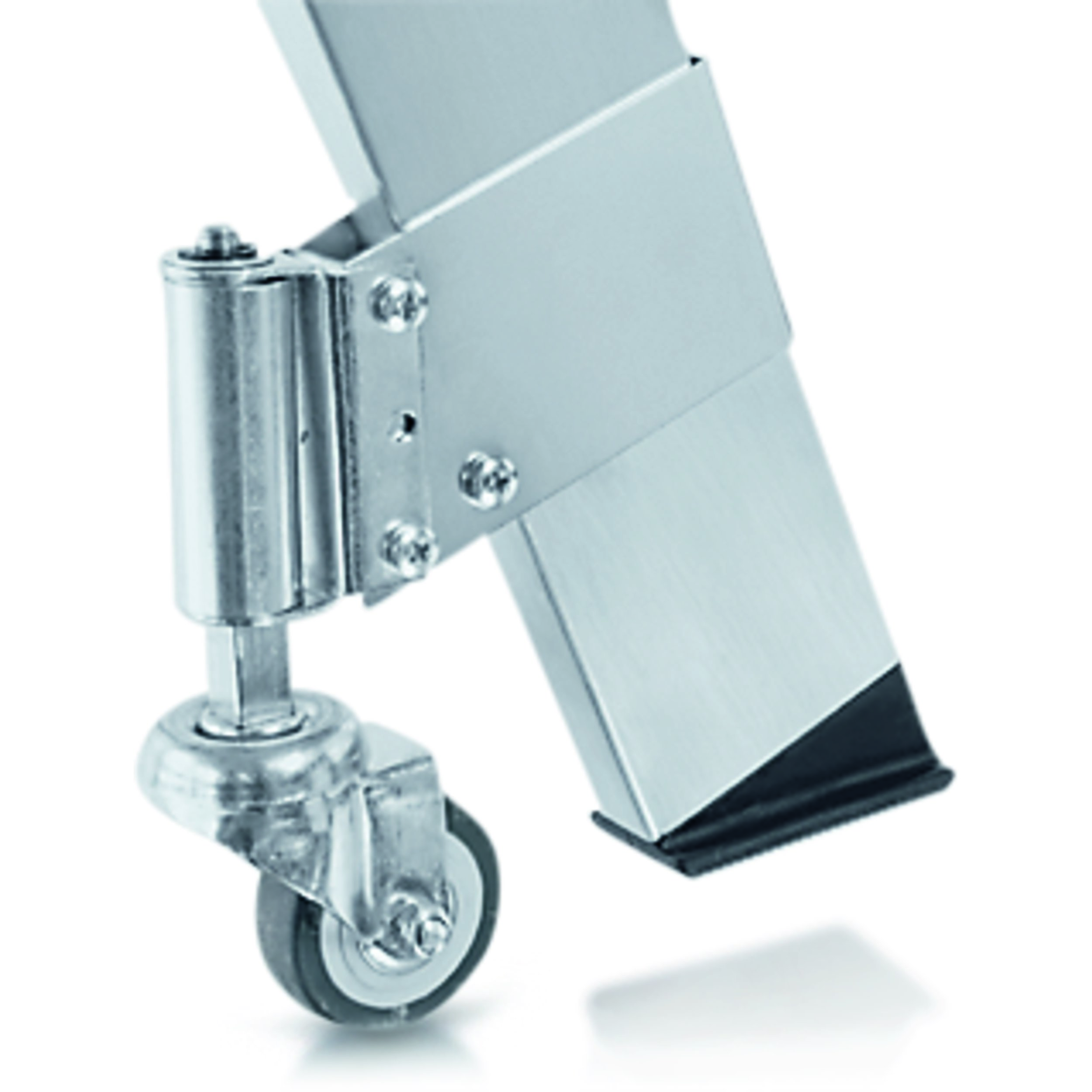 Self-locking castors for safety steps, folding | Mobility | ZARGES ...