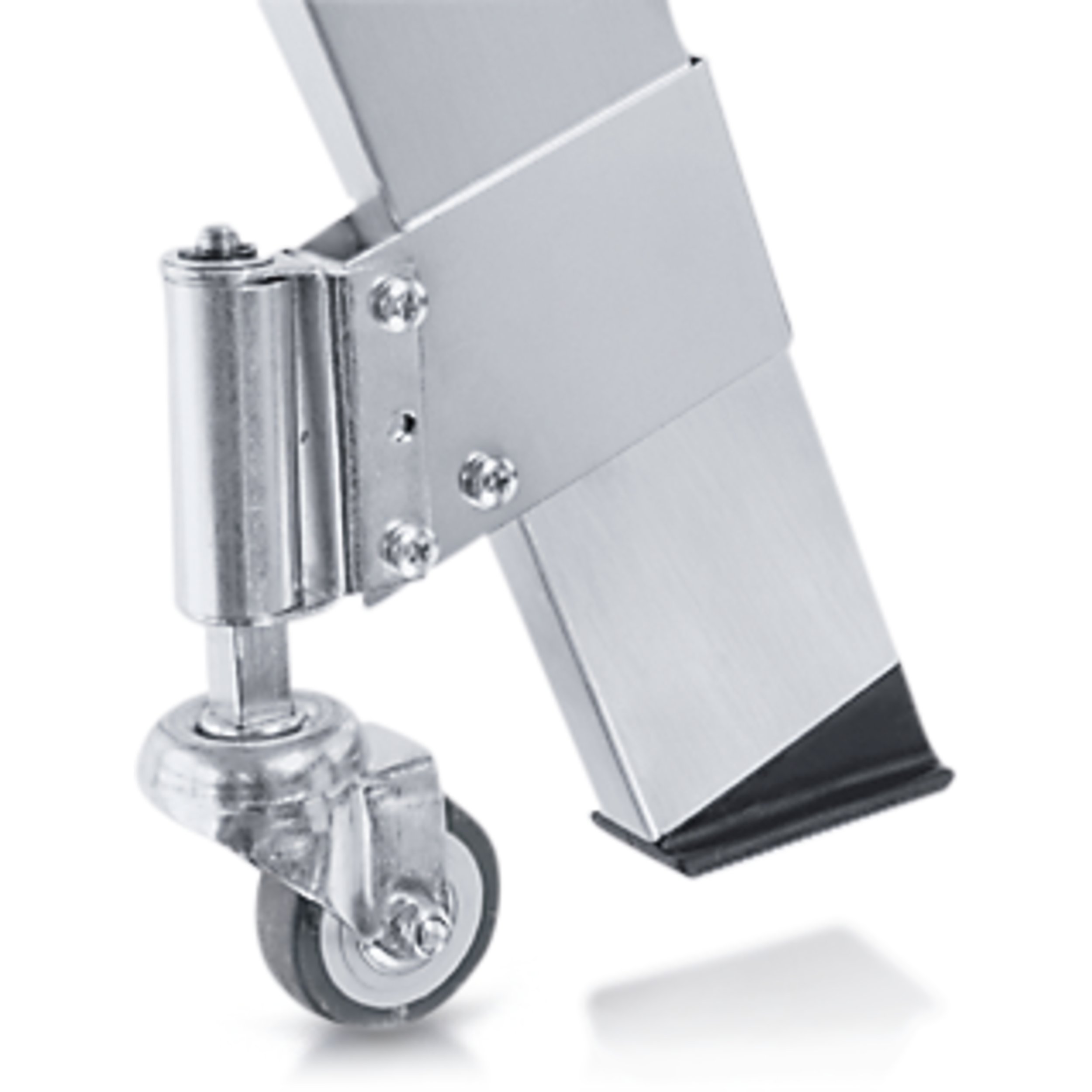 Self-locking castors for safety steps, folding | Mobility | ZARGES ...