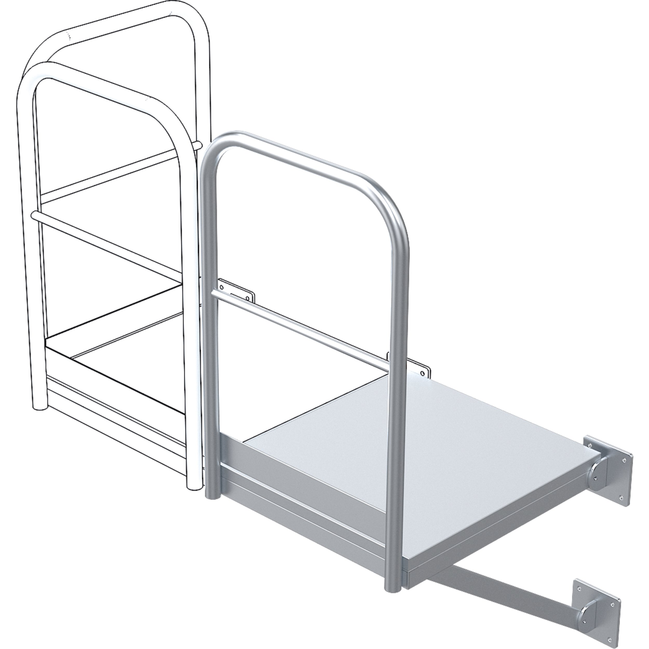 Podium d'extension | Podiums | ZARGES - innovations en aluminium