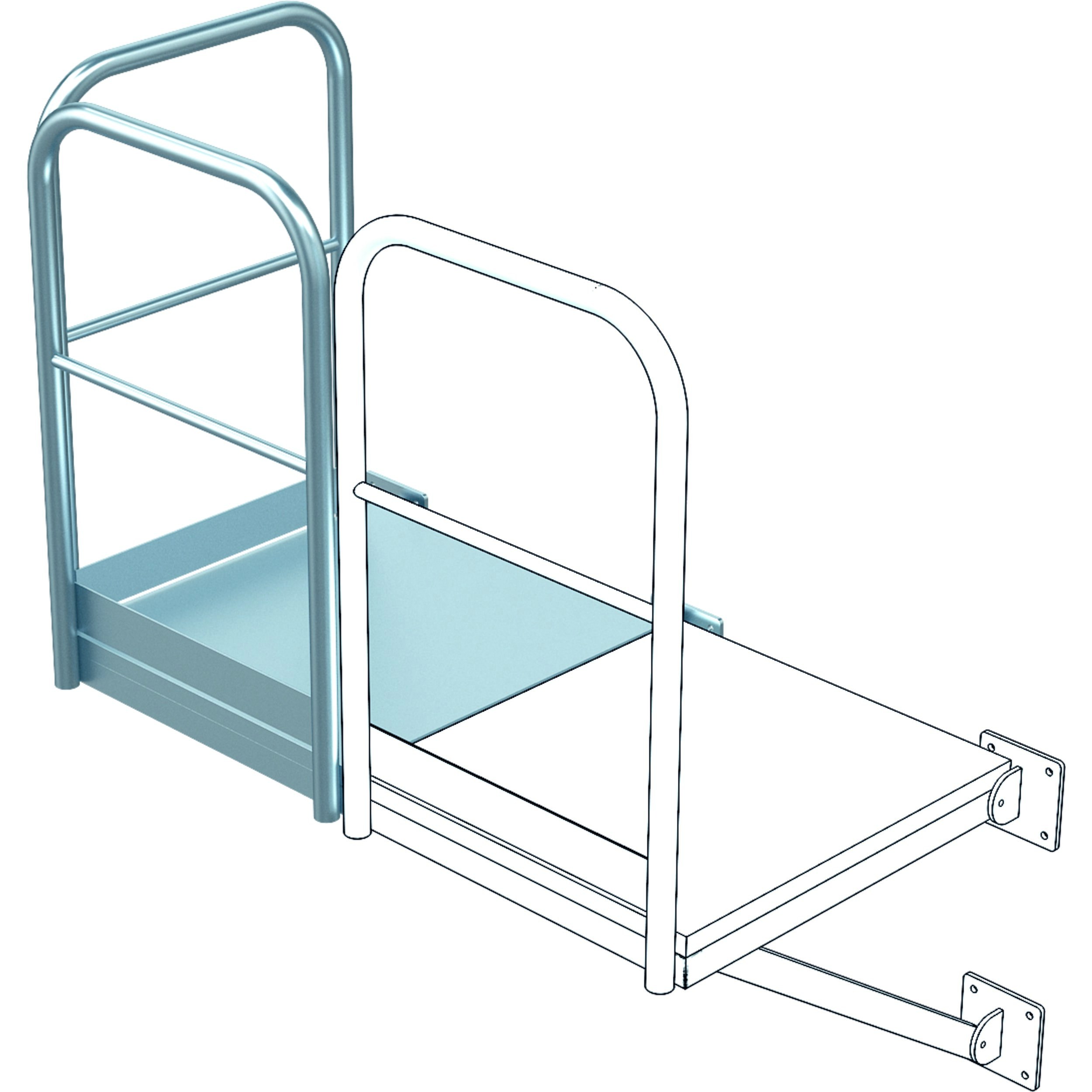 Exit platform | Platforms | ZARGES - Innovations in aluminium
