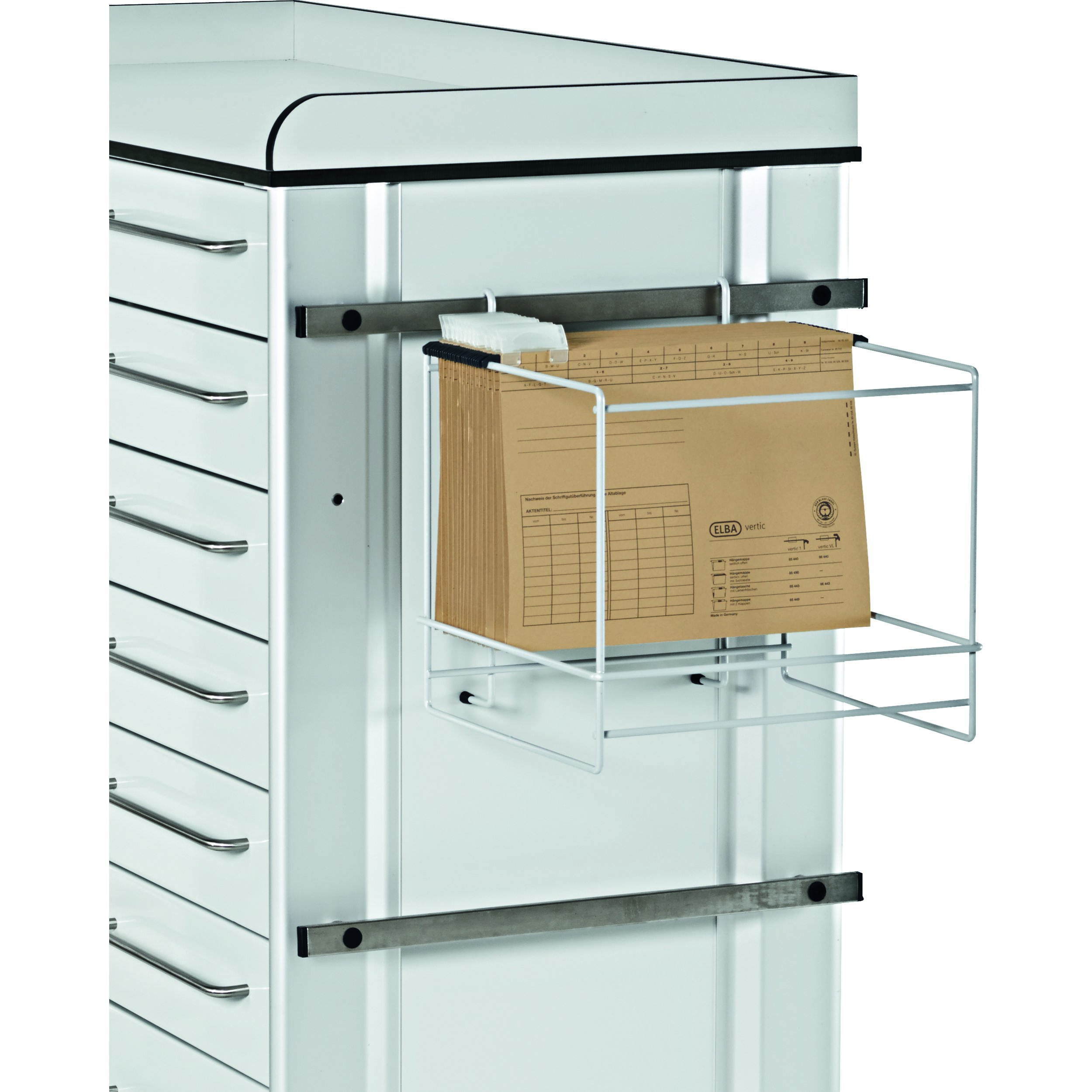 Support pour dossiers suspendus en fil métallique | Extension | ZARGES ...