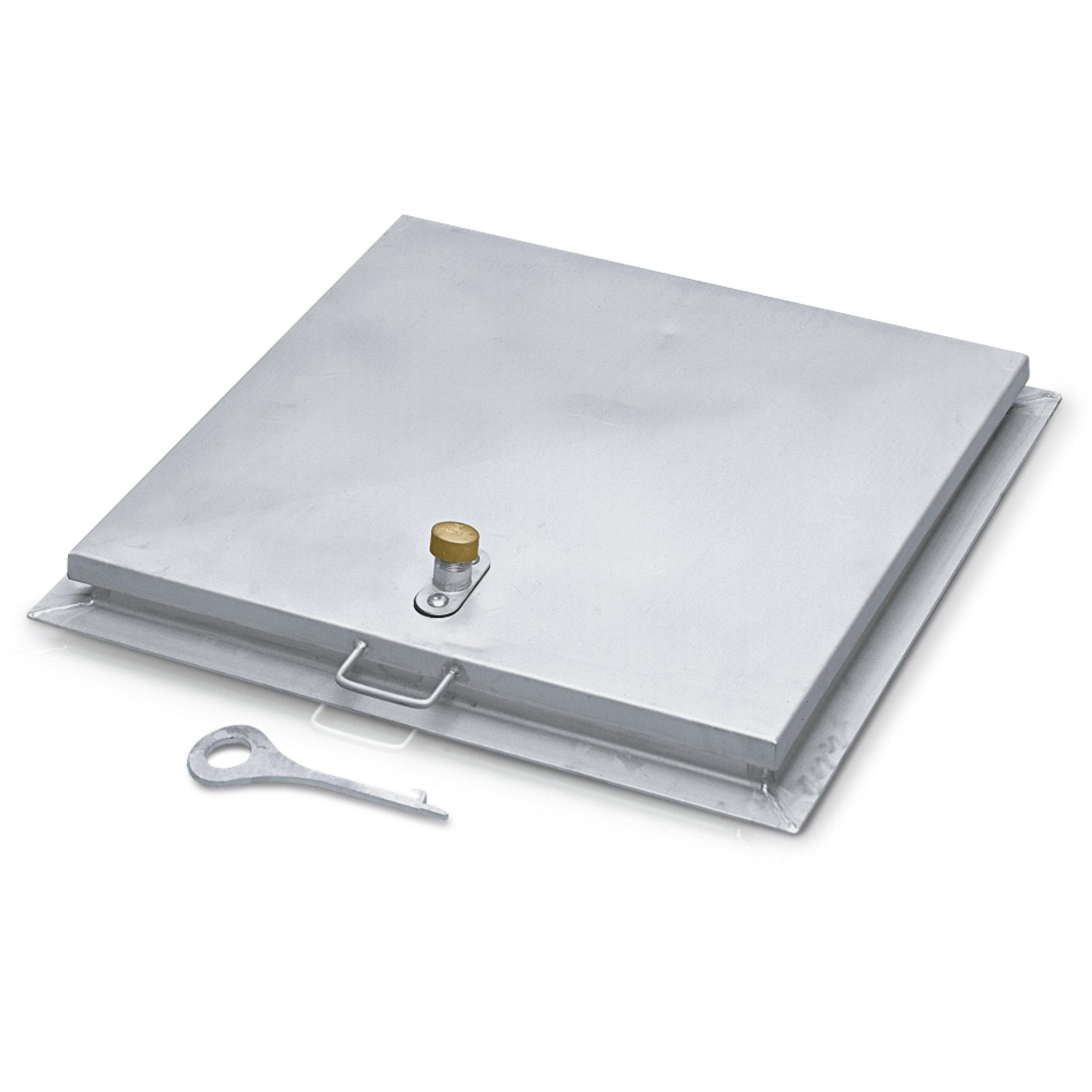 Shaft cover with overlapping cover, square | Well covers, round and ...
