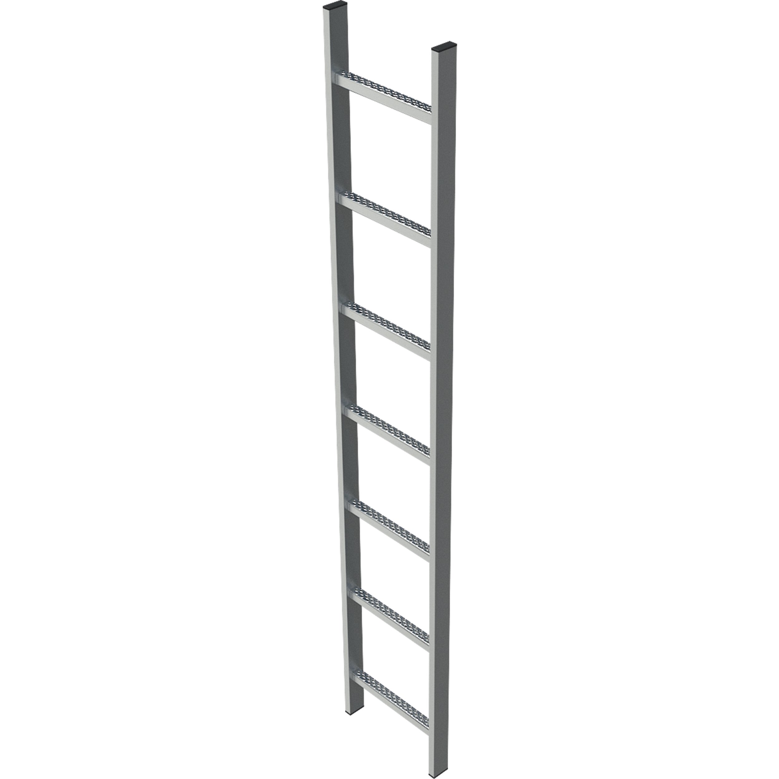 Hot-dip galvanised steel shaft ladder | Shaft ladders, steel | ZARGES ...