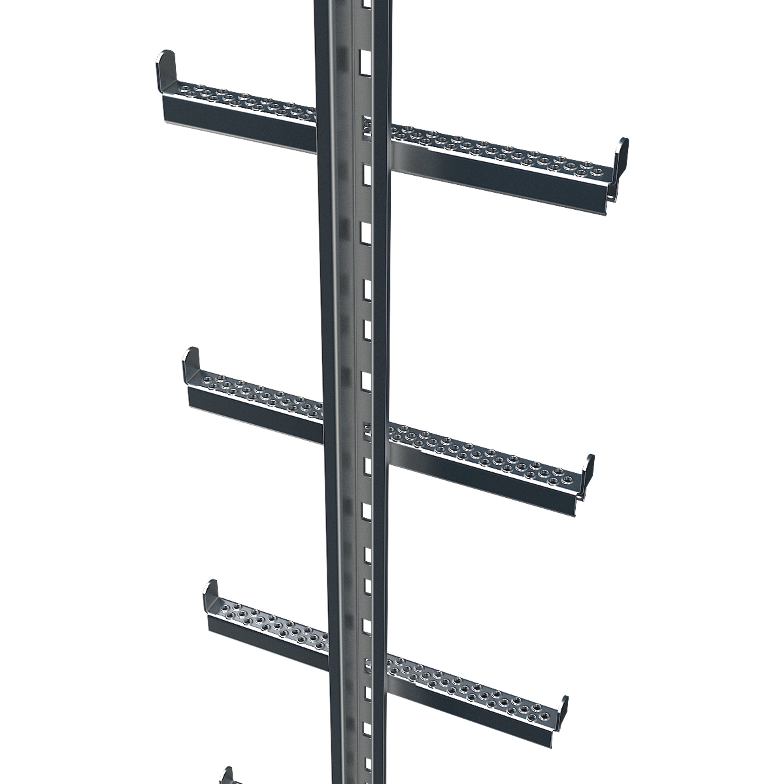 Single-stile ladder with integrated arrester rail | Fall arrester ...