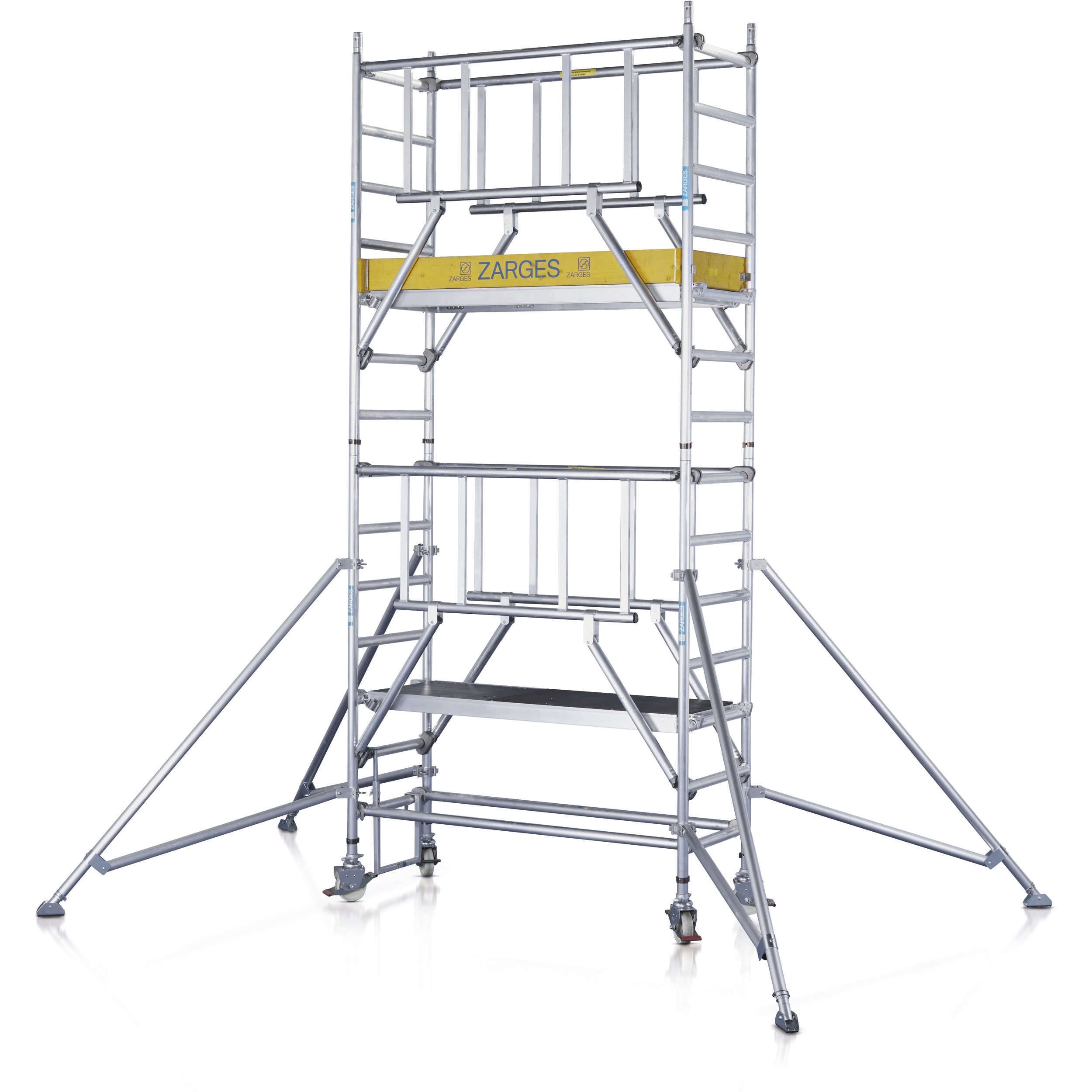 S-PLUS mobile scaffold towers with stabilisers | ZARGES - Innovations ...