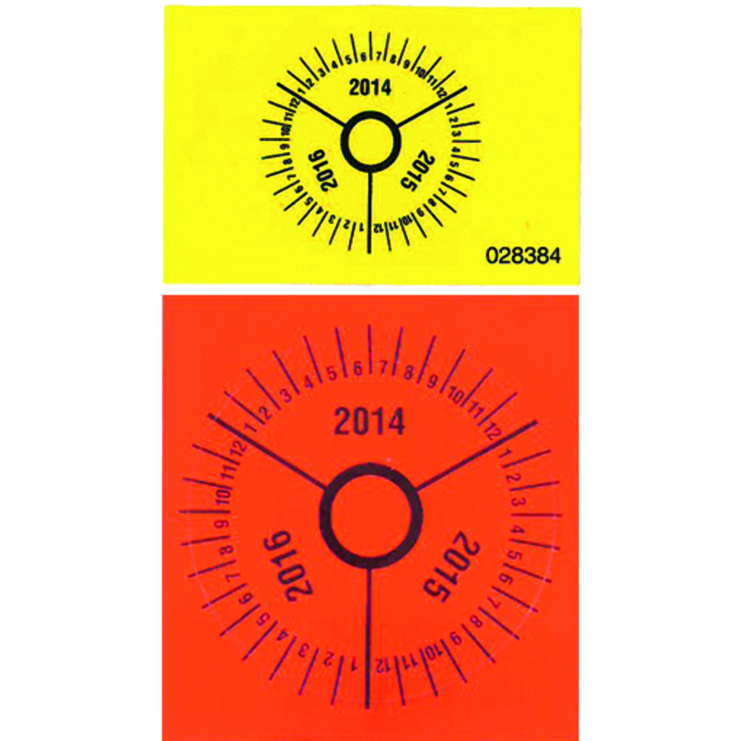 Year plates | Inspection sticker and control sheets | ZARGES ...