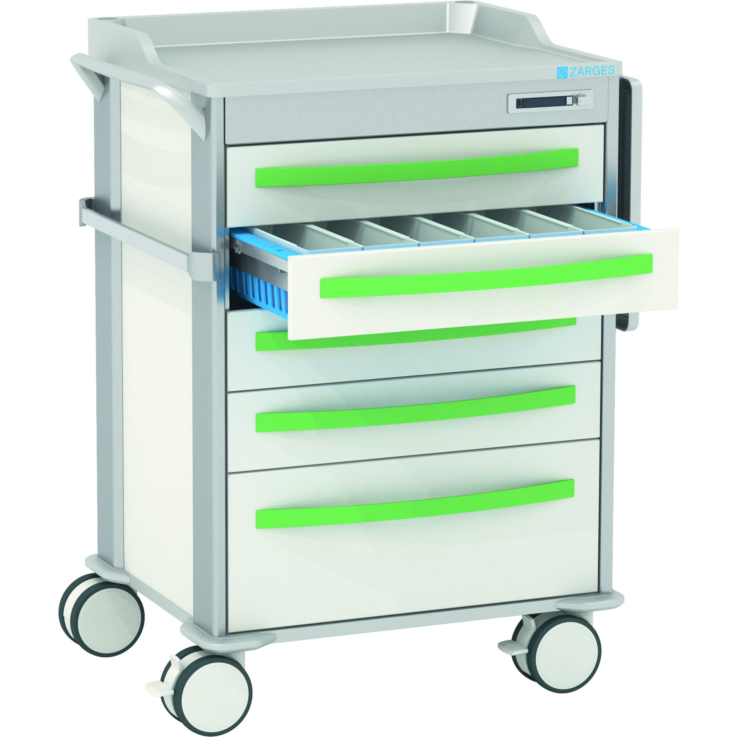 MPO medication trolley, type 3 | MPO medication trolley | ZARGES ...