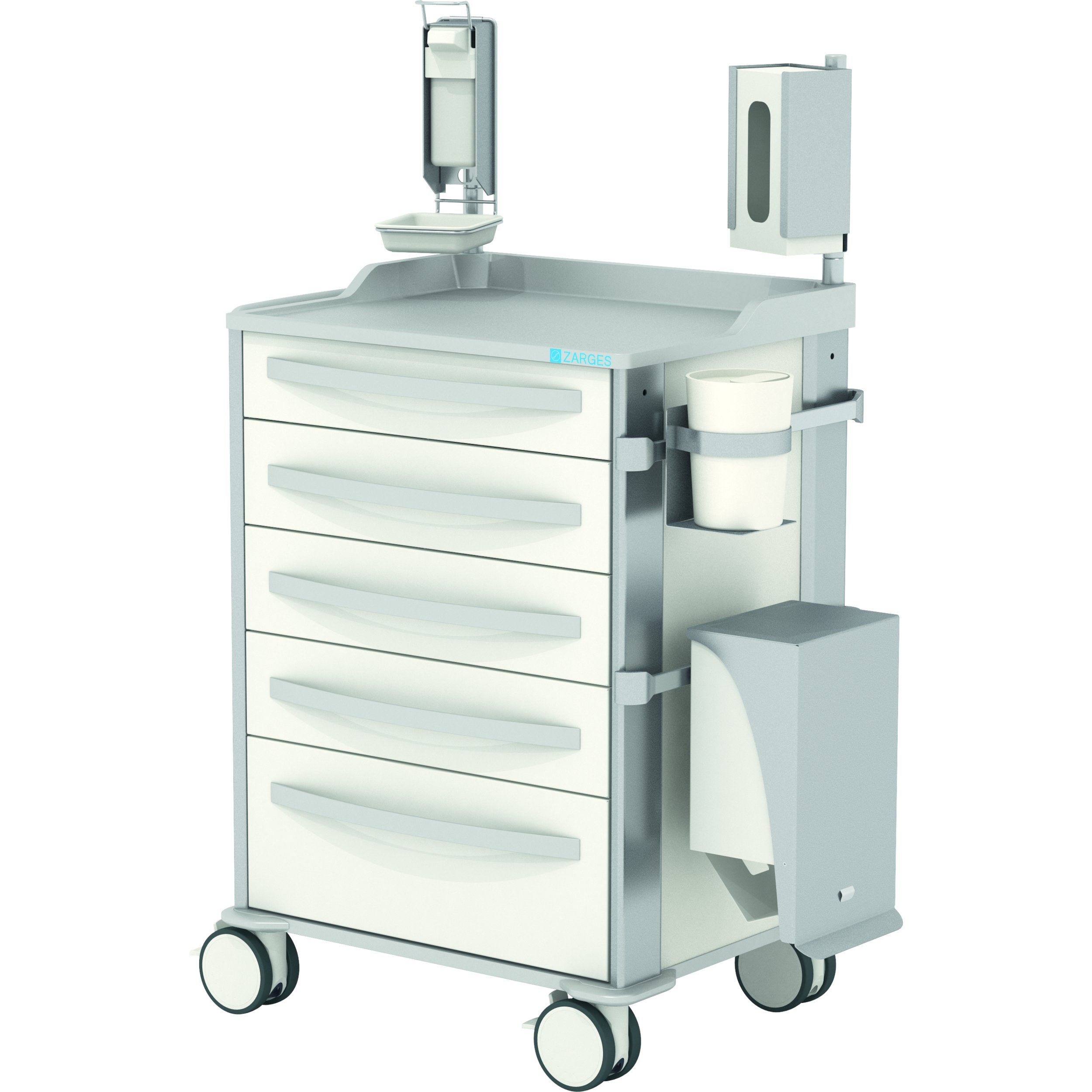 MPO Nursing trolley with drawers | MPO nursing trolley | ZARGES ...